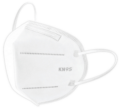 White KN95 Earloop Mask (15/Box) | Kevidko