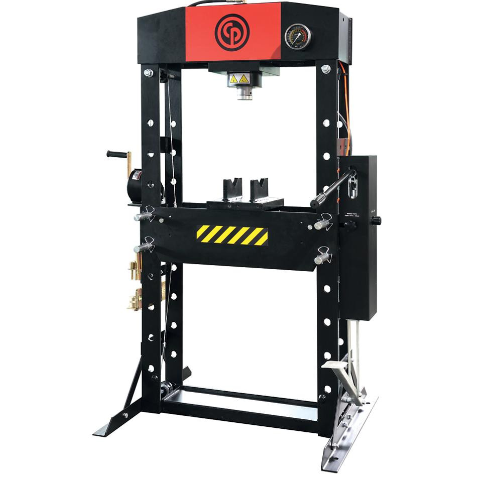 Chicago Pneumatic Workshop Press, 50t capacity - Raw Tools