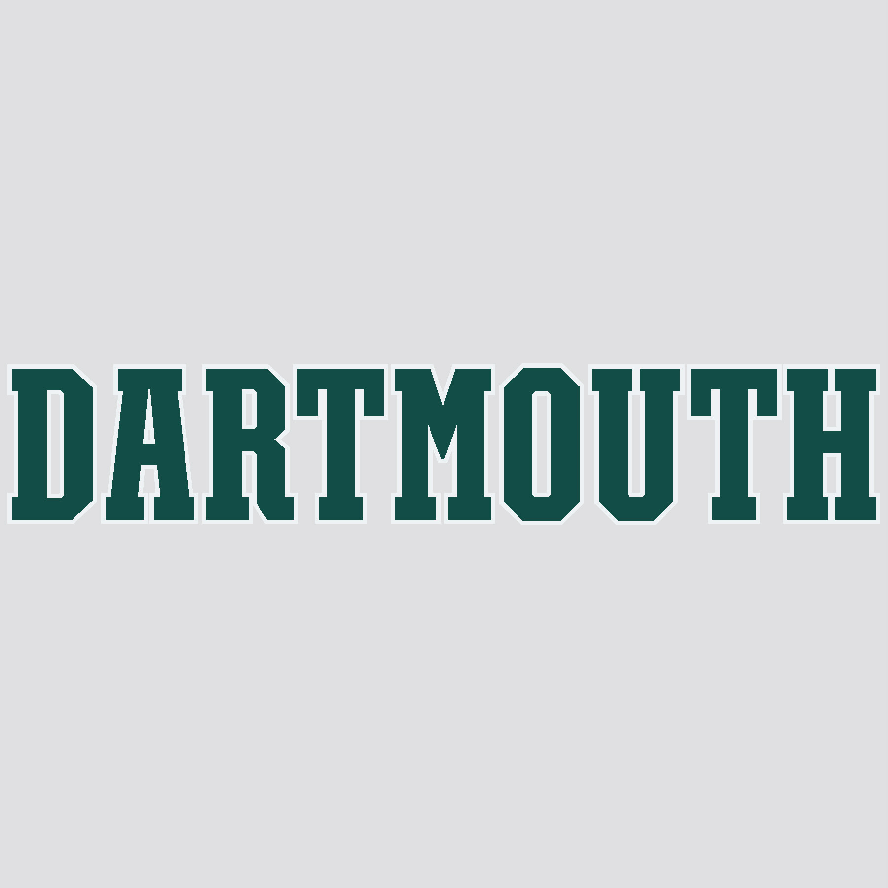 Dartmouth exterior decals, decals, car decals with Dartmouth