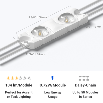 LED Sign Modules | Warm White (3000K) & Bright White (6500K)