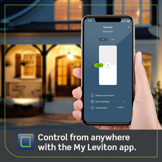 Leviton 300W Decora Smart 2nd Gen Wi-Fi Dimmer - No Hub Required