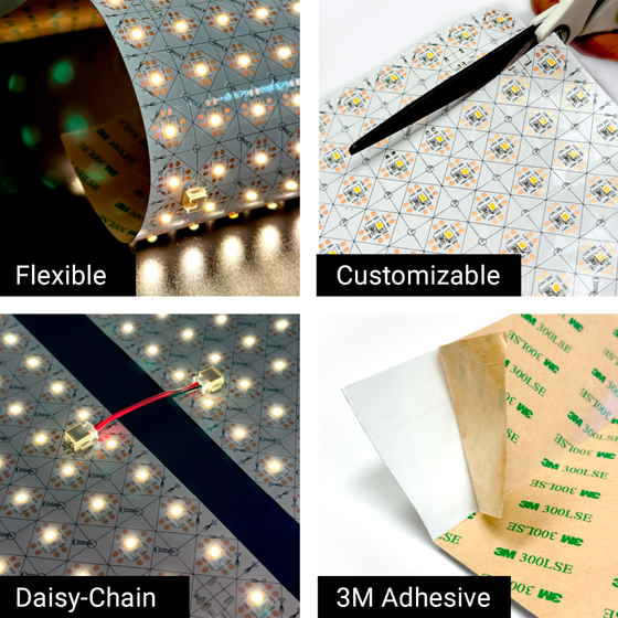 LED Light Sheets | Thin & Flexible Sheets for Signage Lighting