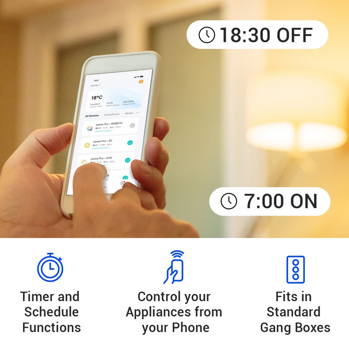 Leona™ Smart Home Outlet for LED Light Strips and Bars