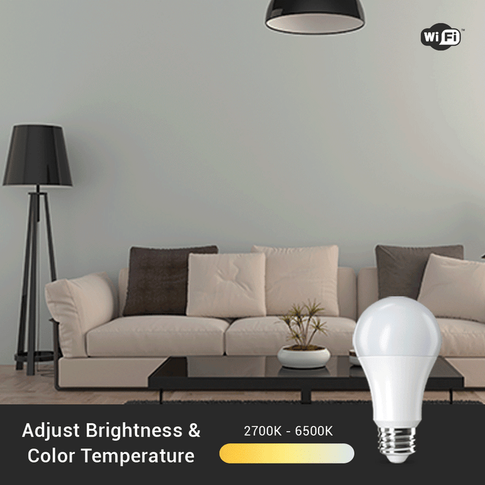 Leona Smart Bulbs - Wifi, E26 Base, Tunable White