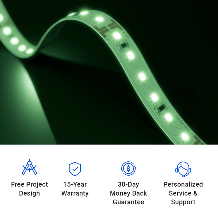 Colored Light Strips | Amber, Blue, Green, or Red Color LED Light