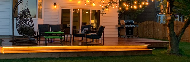 Outdoor LED Strip Lights: Ways to Use Them and What to Look For ...