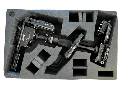 Custom foam inert for GPI Pro Sled (foam in pelican 1650)