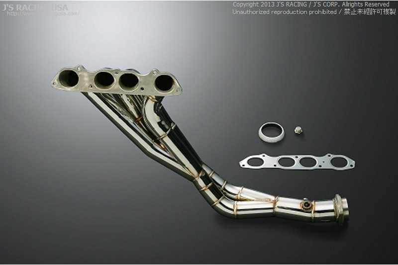 J's Racing Stainless Header 4-2-1 - Honda S2000 AP1 AP2 - Touge Factory