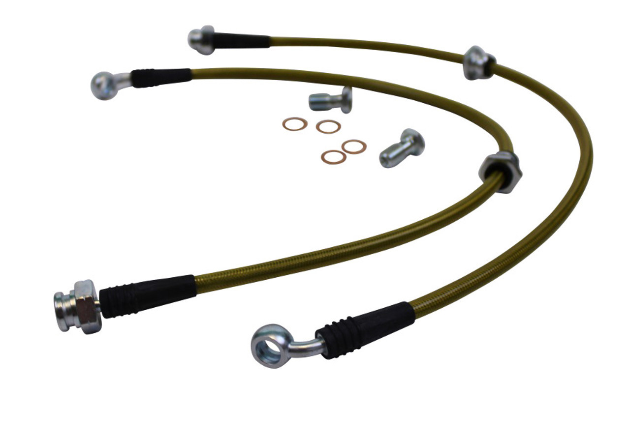 ISR Performance Stainless Steel Brake Lines - Front 240SX S13/S14 OE