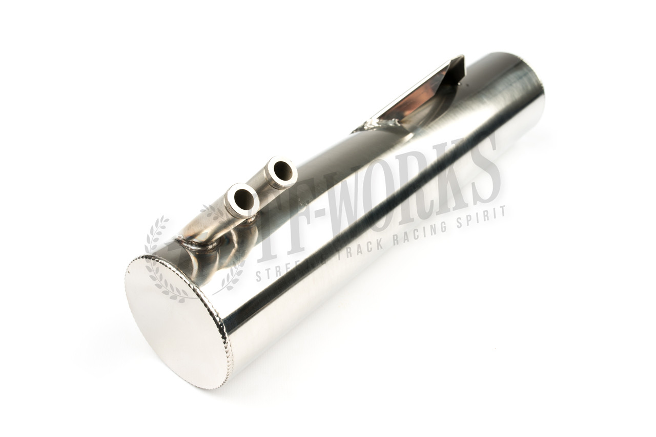 GKTECH Nissan S13 / 180sx Over the Radiator Oil Catch Can - Polished