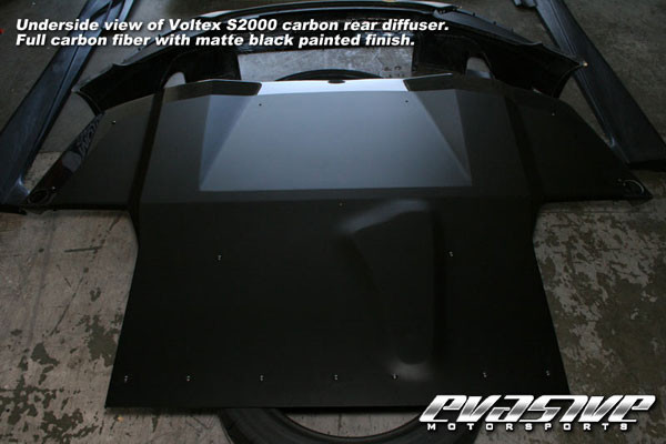 Voltex Rear Diffuser - 00-03 Honda S2000 AP1