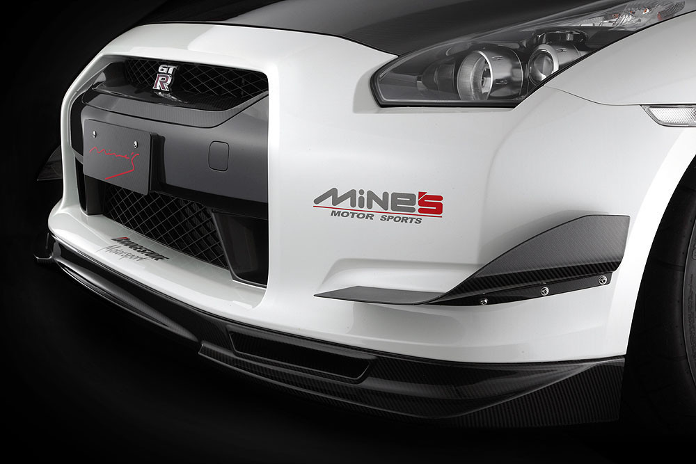 Mine's Carbon Front Spoiler Type II - R35 GT-R (G102048)