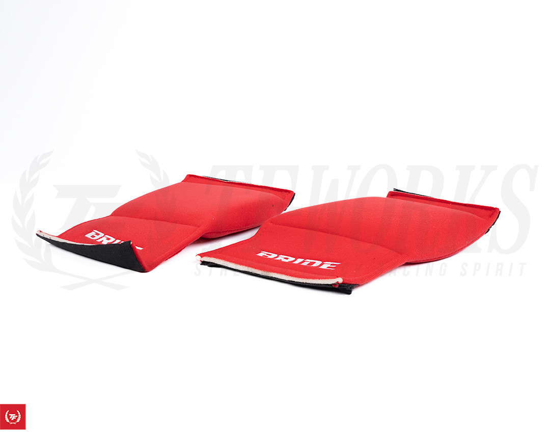 BRIDE Seat Side Pad (FULL BUCKET) Red / Black - Touge Factory
