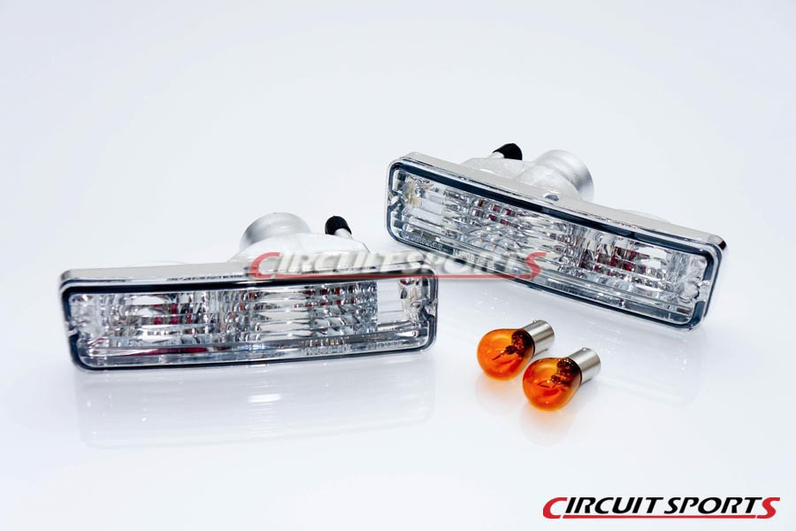 Circuit Sports - FRONT TURN SIGNALS (CLEAR) - NISSAN 240SX/180SX ('91 ...