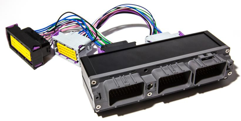 ECUMaster JZA80 2JZ Non VVTI PNP Adapter for EMU Black