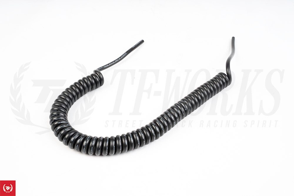 4 Wire Shielded Retractable Coiled Cable 22 AWG (3.6ft)