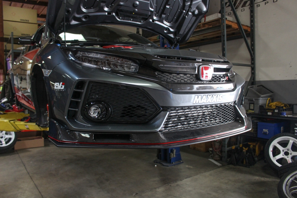 EVS Tuning Carbon Front Lip Splitter V2 - Honda Civic Type R FK8 (EVS ...