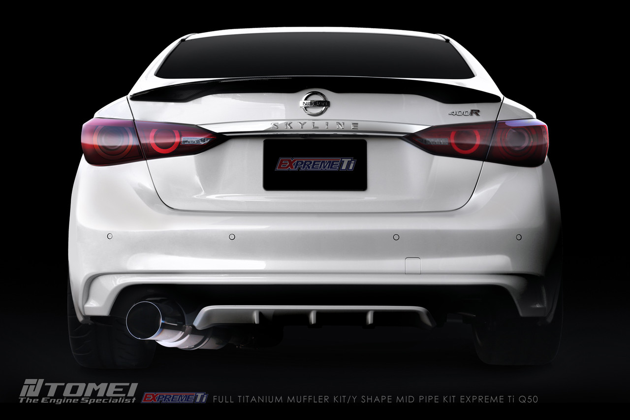 Tomei - FULL TITANIUM MUFFLER KIT EXPREME Ti Q50 - Touge Factory