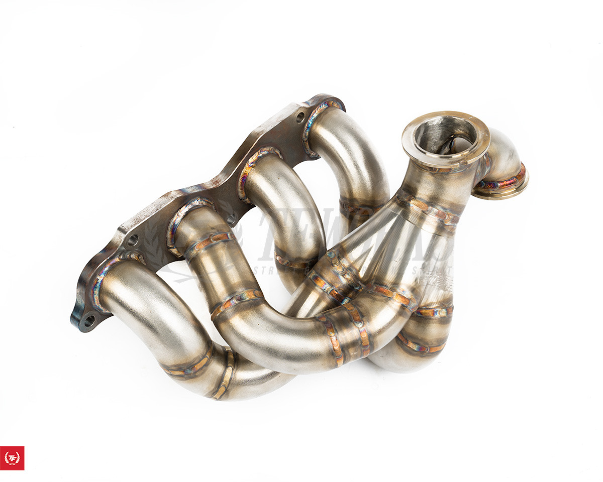 TF-Works RWD K-swap Turbo Manifold - Precision Turbo V-Band - Touge Factory