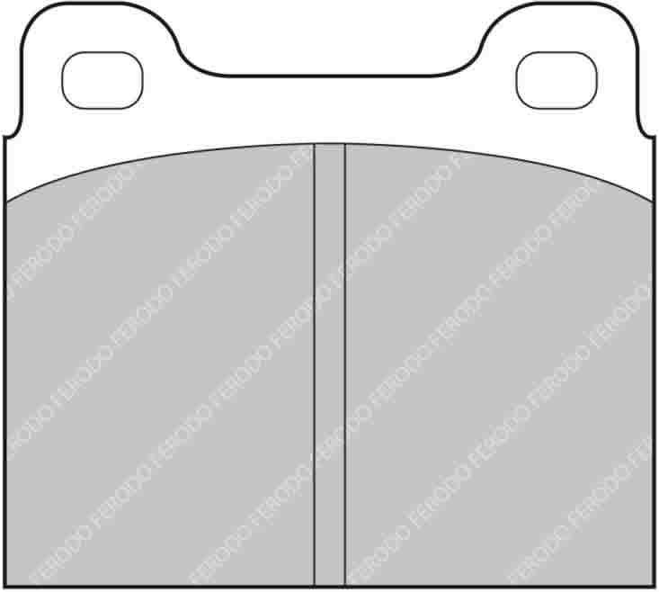 Ferodo FCP2R DS3000 Brake Pads - Touge Factory