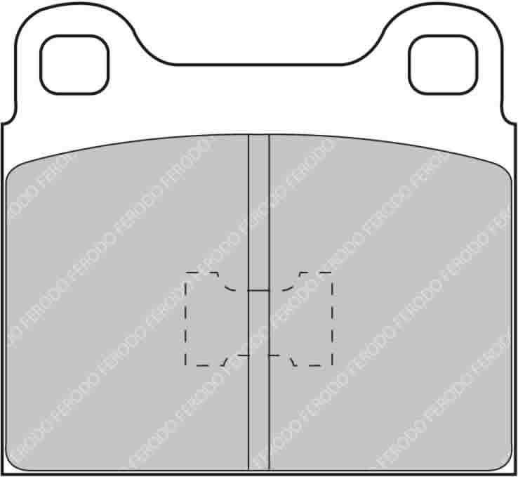 Ferodo FCP105R DS3000 Brake Pads - Touge Factory