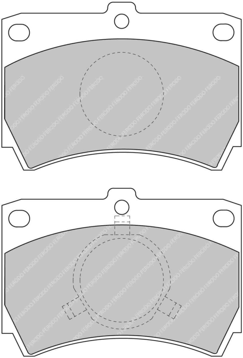 Ferodo FCP487R DS3000 Brake Pads - Touge Factory