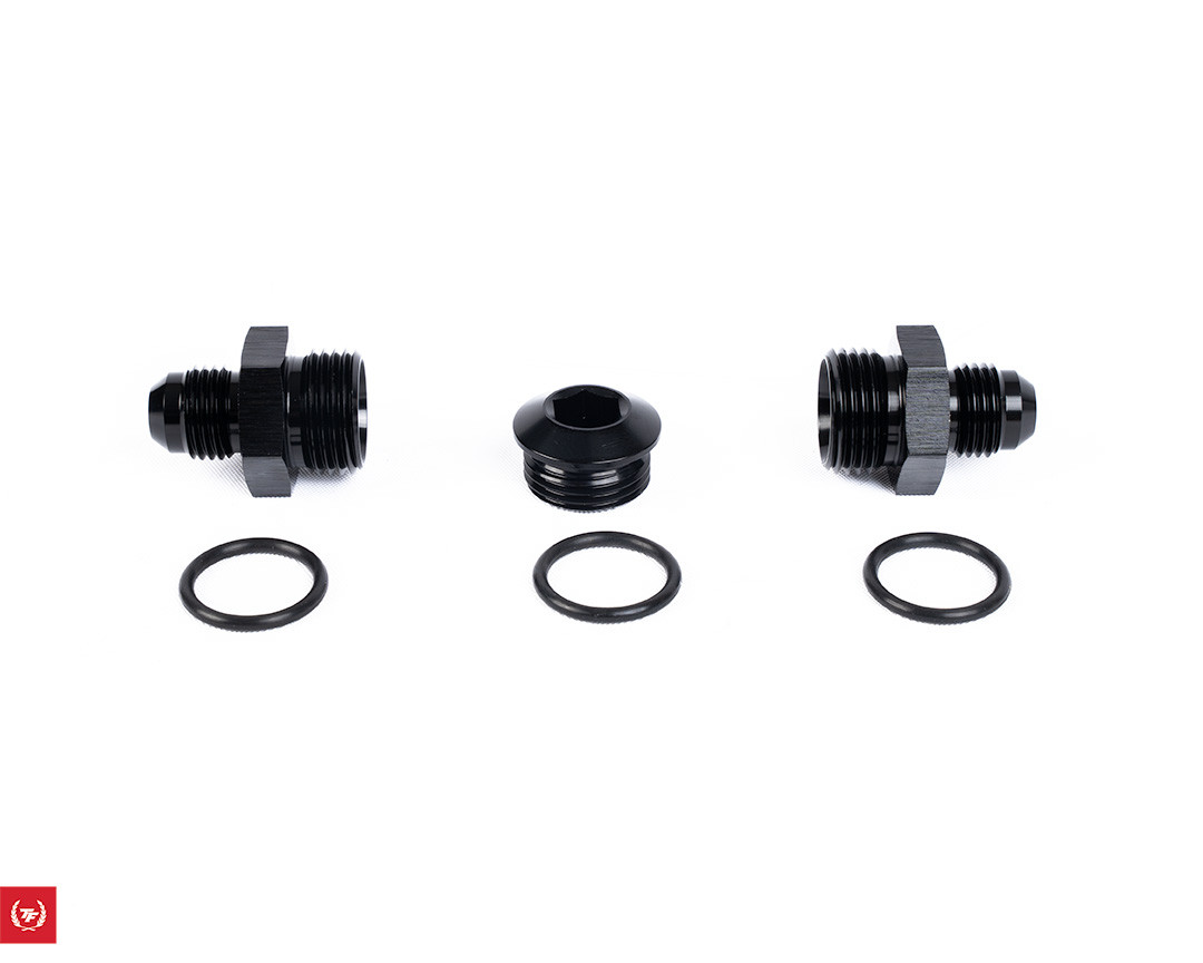 8AN ORB Male to Male AN Flare Adapter Kit for Fuel Rail - Touge Factory