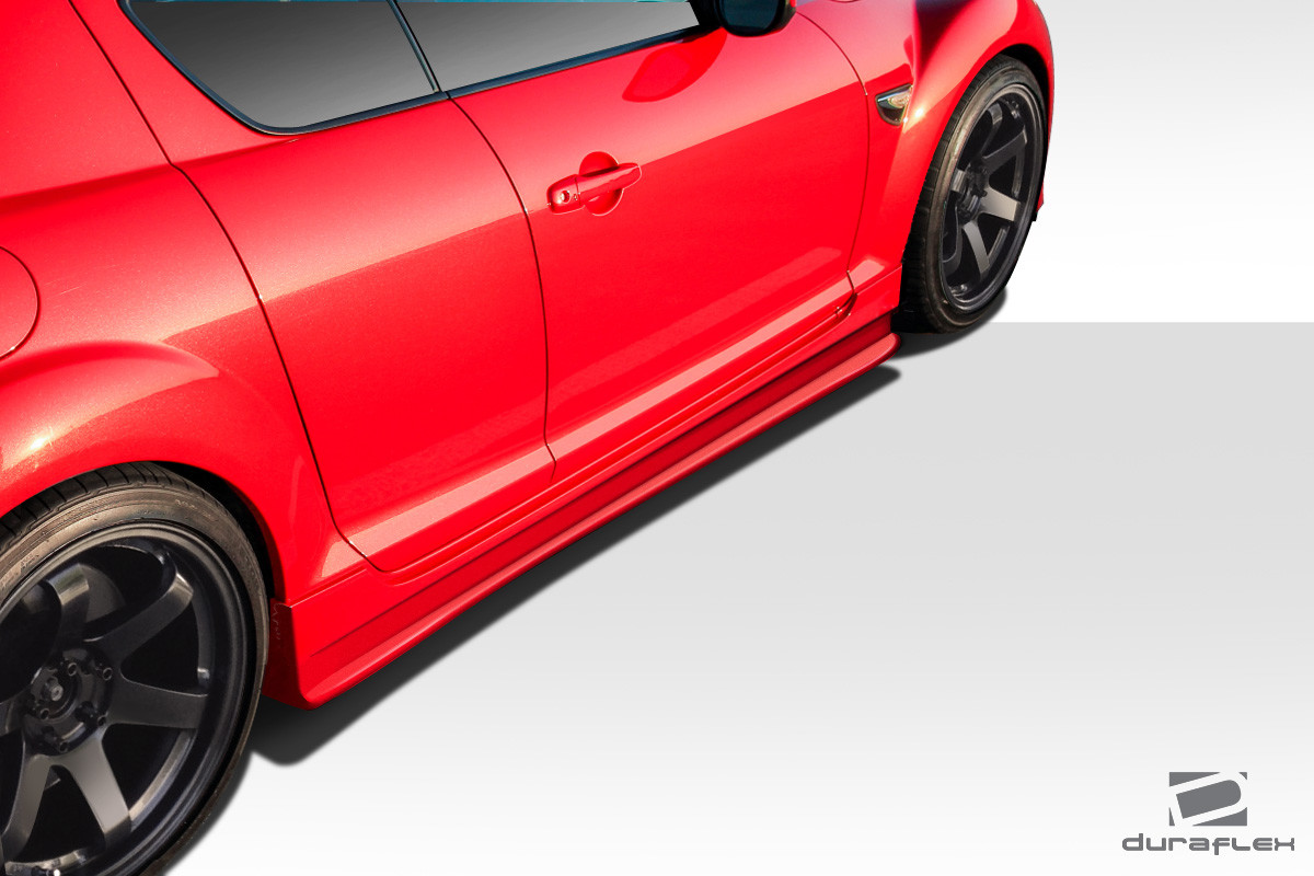 2004-2011 Mazda RX-8 Duraflex Type F Side Skirt Rocker Panels - 2 Piece ...