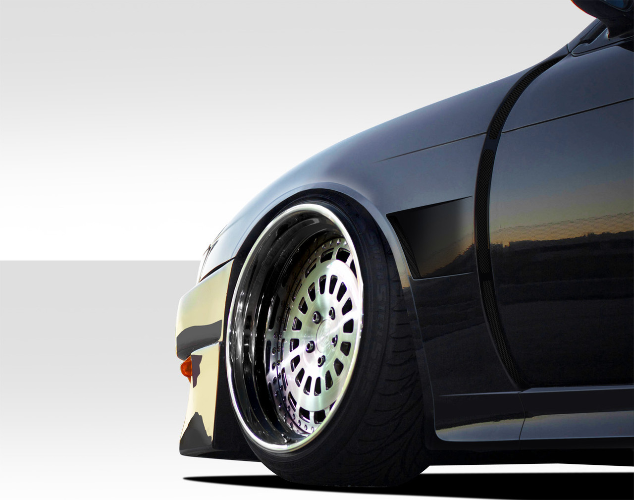 1997-1998 Nissan 240SX S14 Duraflex V-Speed Wide Body Front Fenders - 2 ...