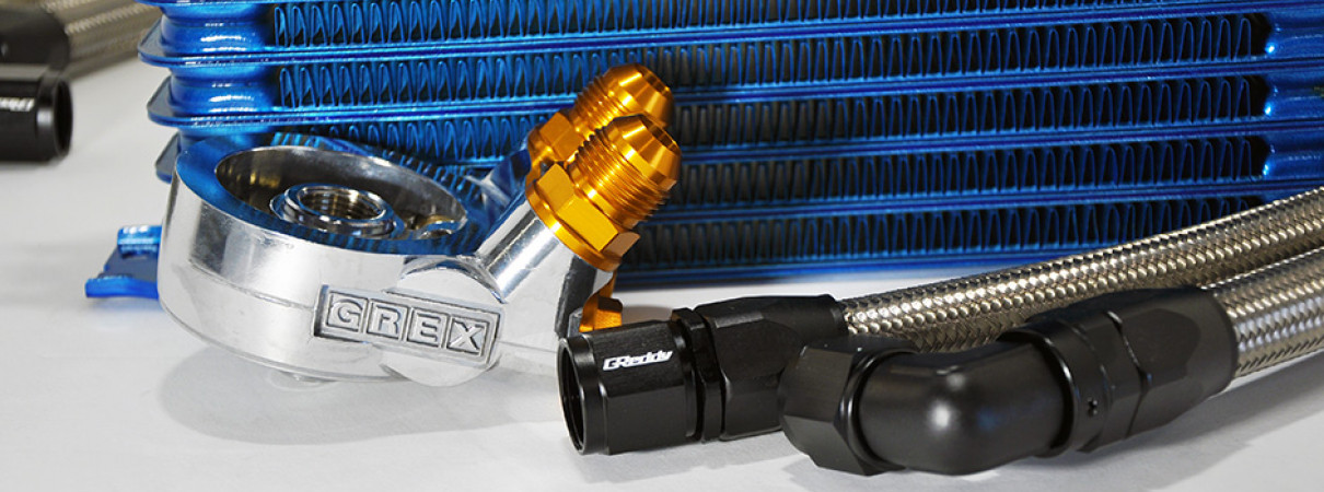 Techno Toy Tuning Greddy TRUST Oil Cooler Kit for the AE86 - Touge Factory