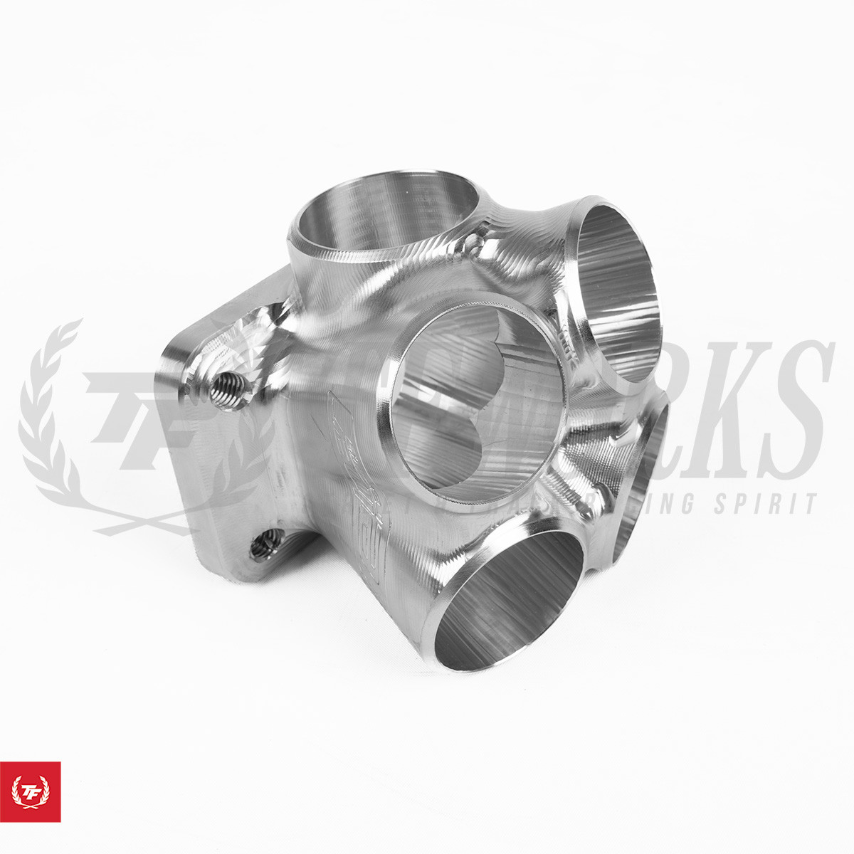 Elmer Racing Billet Collector 4 Inlet to T3 Flange with 45mm Wastegate ...