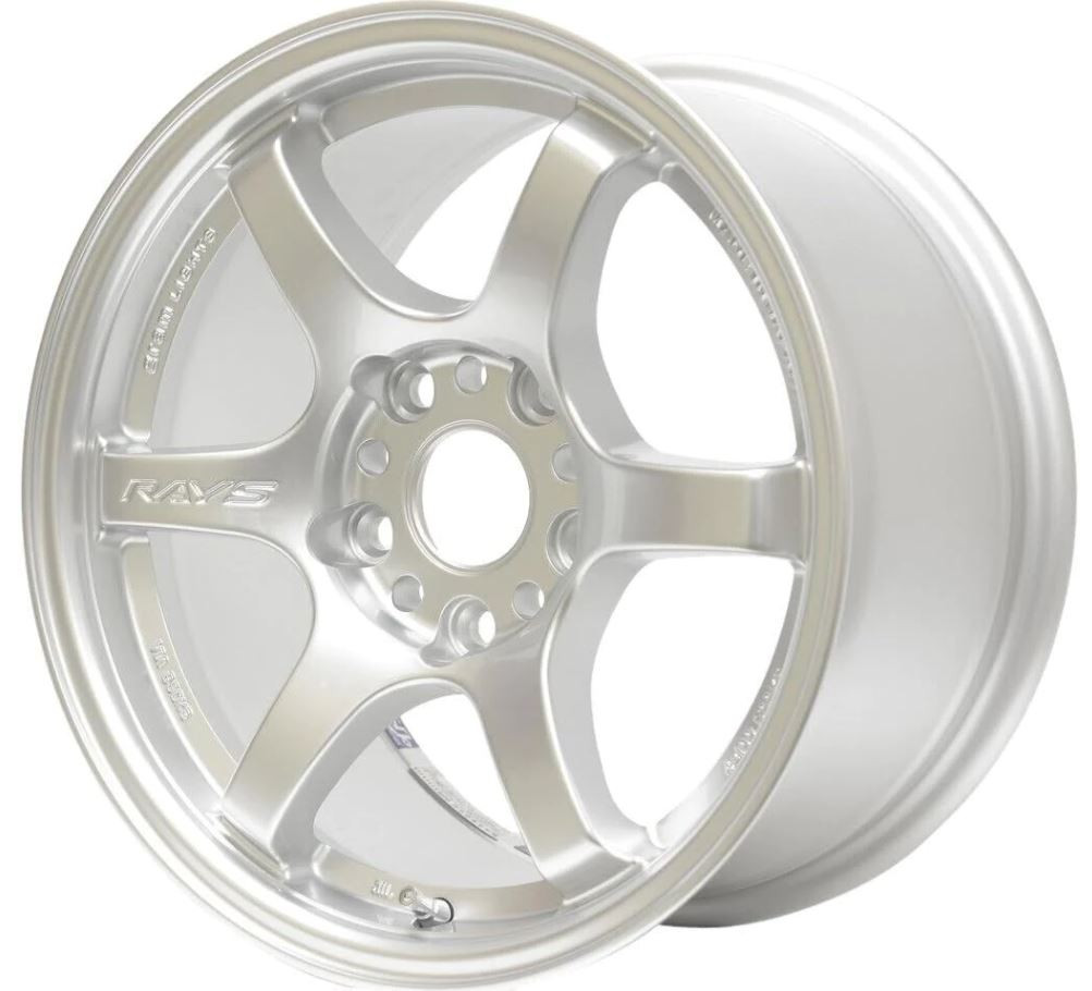 Gram Lights 57DR 15x8 / +35mm / 4-100 Sunlight Silver Wheel - Touge Factory
