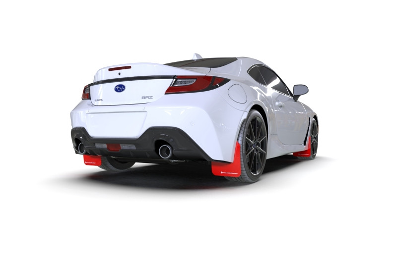Rally Armor 2022+ Subaru BRZ / 2022+ Toyota GR86 Red UR Mud Flap w ...