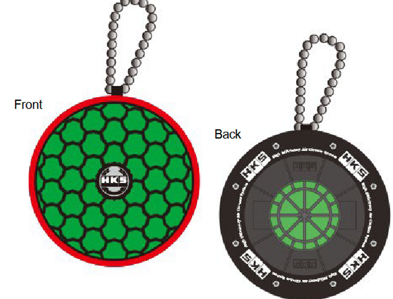 Hks Super Power Flow Keychain Touge Factory