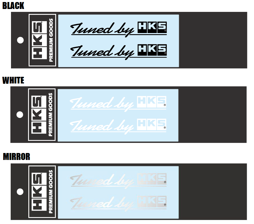 HKS Sticker Tuned by HKS W120 - Touge Factory