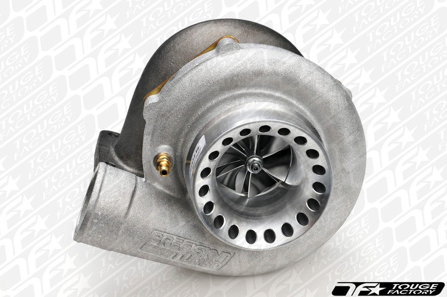 Precision Turbocharger - GEN2 PT5558 BB SP CC W/ T3 V-BAND IN/OUT .64 A ...