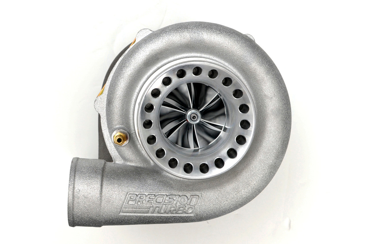 Precision Turbocharger - GEN2 PT5558 BB SP CC W/ T3 V-BAND IN/OUT .64 A ...