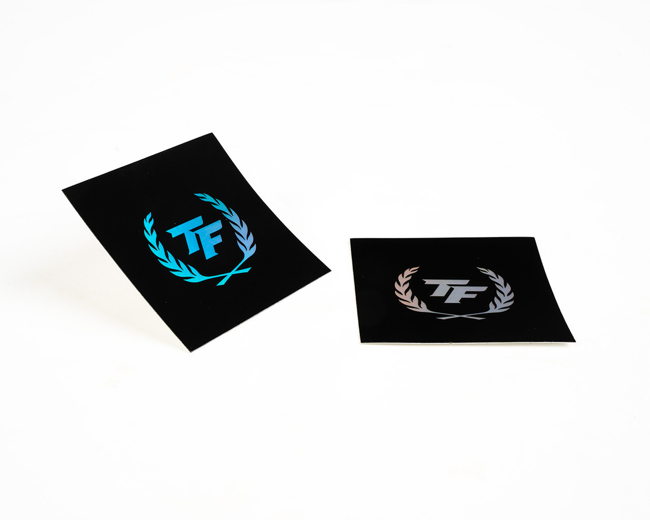TF-Works Black + Holographic Square Sticker - Touge Factory