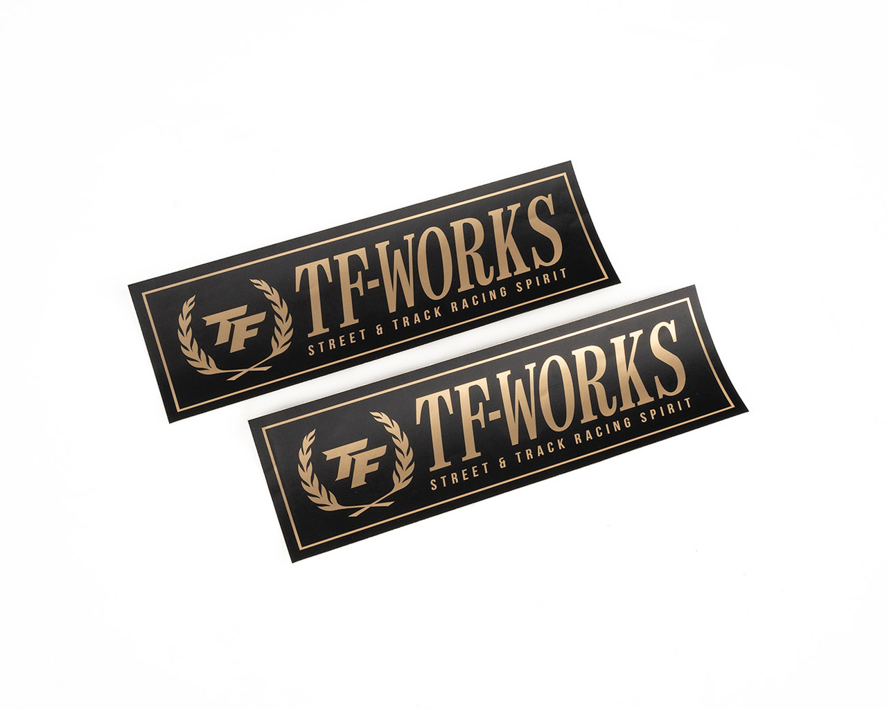 TF-Works Slap Sticker - Matte Gold Chrome - TF Works / Touge Factory