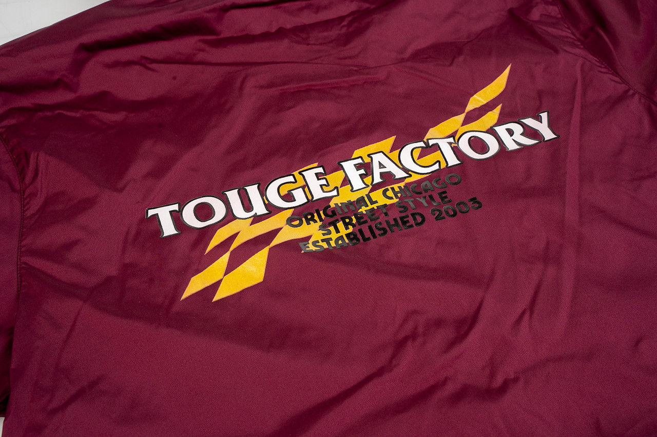 TF-Works Windbreaker - Maroon - Touge Factory