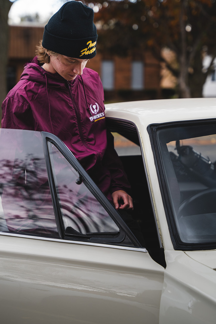 TF-Works Windbreaker - Maroon - Touge Factory