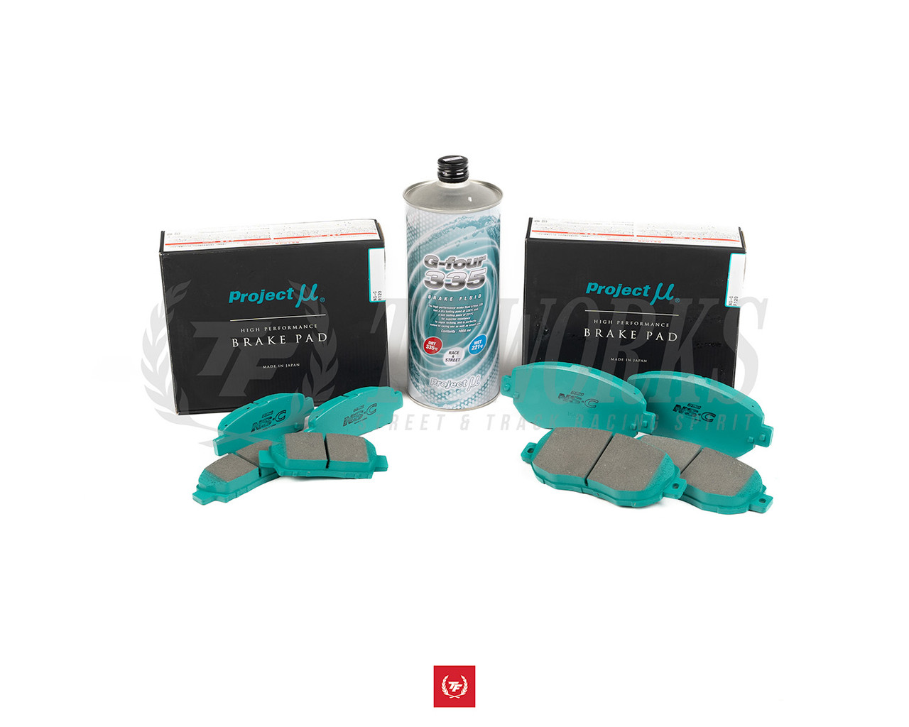 Project Mu Type NS Brake Pad Package for Toyota JZX100 / Mark II ...