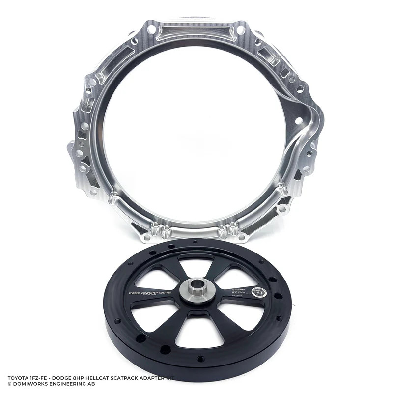 DOMIWORKS TOYOTA 1FZ-FE TO DODGE 8HP 70 / 75 / 90 / 95 HELLCAT SCAT ...