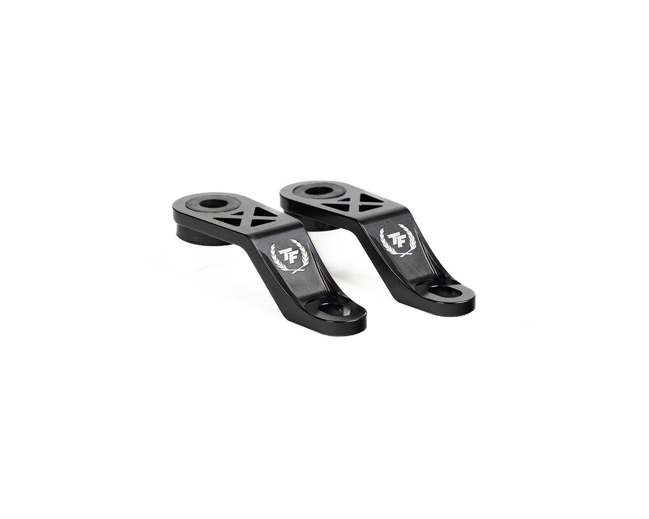 TF-WORKS - Billet Aluminum Radiator Brackets V2 - S13 / R32 - Touge Factory