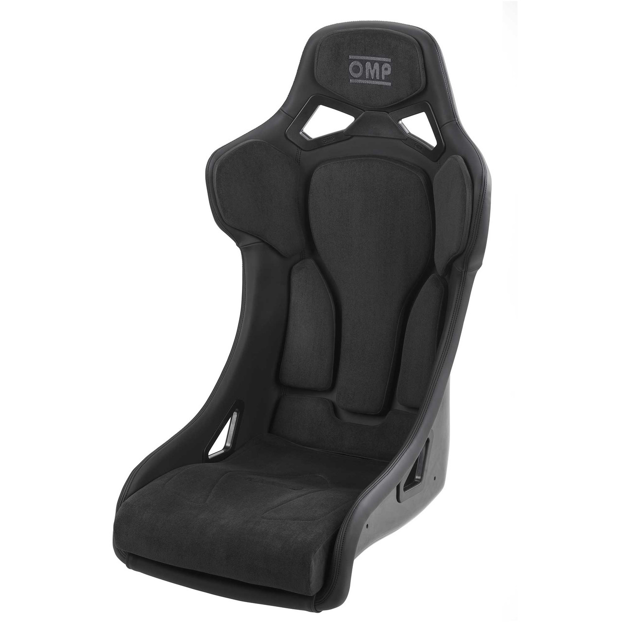 OMP Racing Seat RT - Leather & Alcantara Black - Touge Factory
