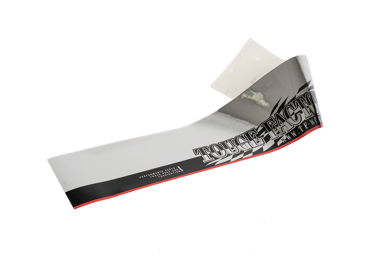 TF-Works / Touge Factory Windshield Banners - Chrome - Touge Factory
