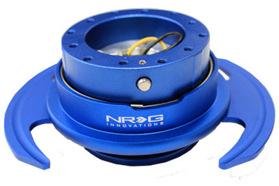 NRG Quick Release Gen 3.0 - Blue Body/Blue Ring w/Handles (SRK-650BL)