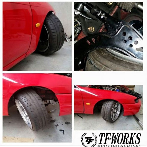 GKtech Super Lock Front Lower Control Arms - S13 / S14 / S15 / R32