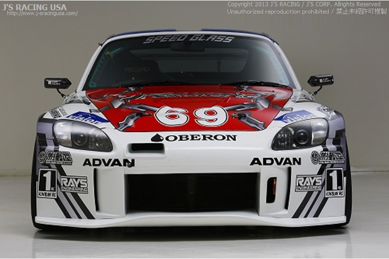 J's Racing Type S Total Aero System FRP Version 2 - Honda S2000 AP1 AP2 ...