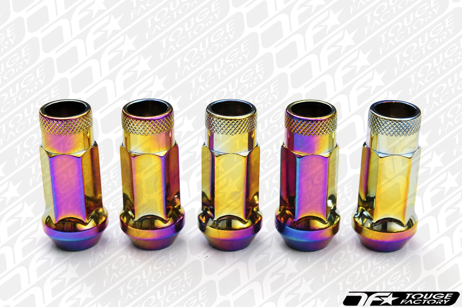 MUTEKI SR48 Open Ended Racing Lug Nut NEO CHROME